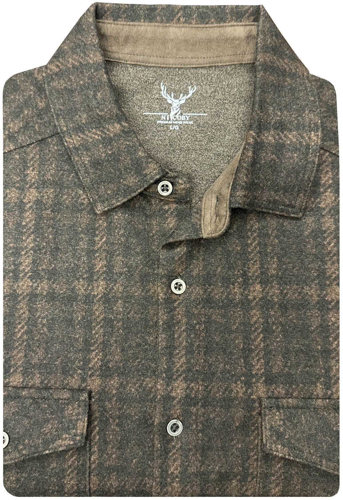 Rugged Flannel Overshirt– NicobyMens